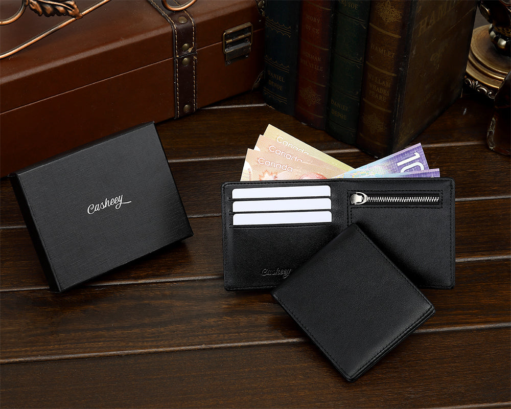 Ultra Slim Wallet | Zipper Coin Pocket – Casheey